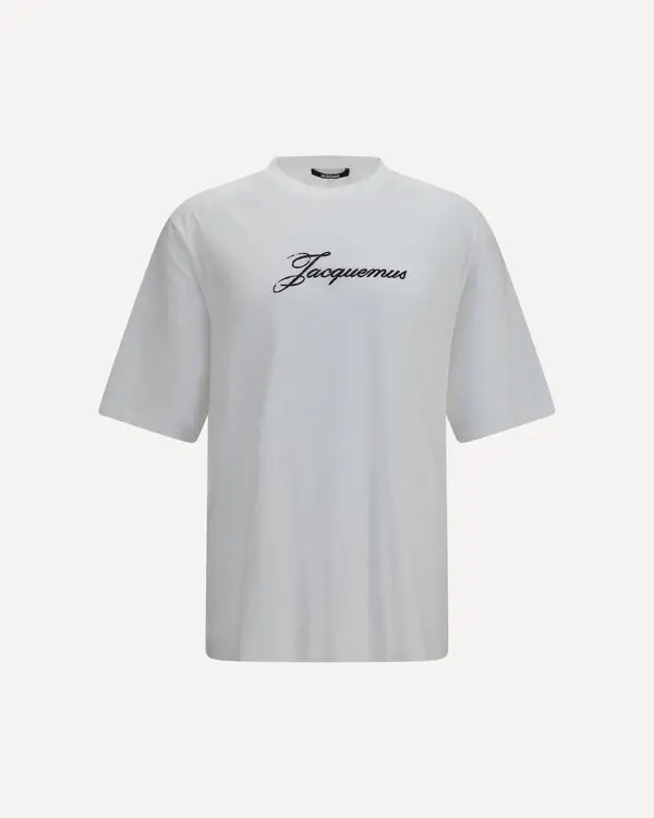Jacquemus Cotton Logo T-shirt Ale