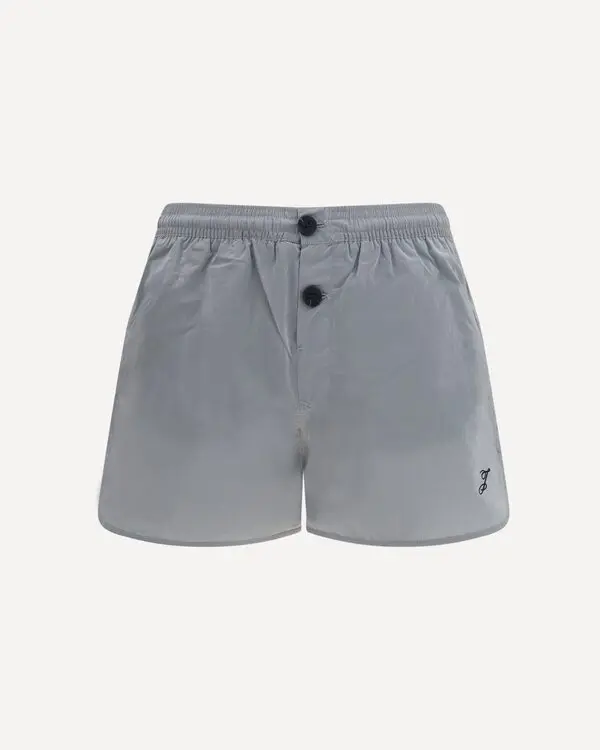 Jacquemus Boxer-style Swim Shorts - Grey