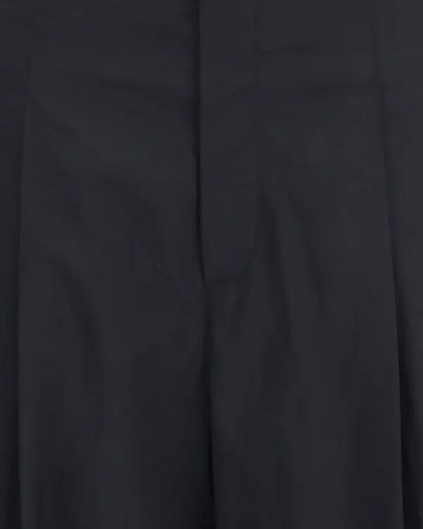 Brunello Cucinelli Tech Cotton Poplin Wide Leg Pants