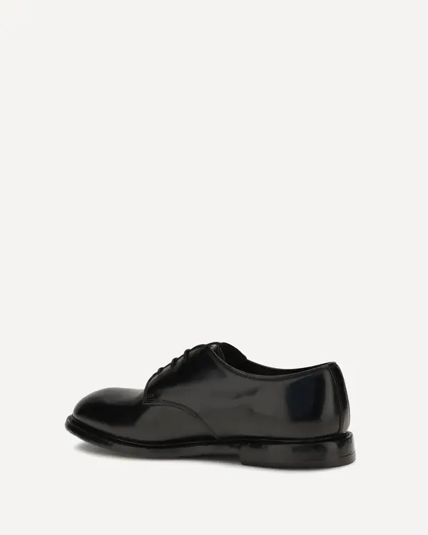 Premiata Lace-up Derby Shoes In Horse Leather