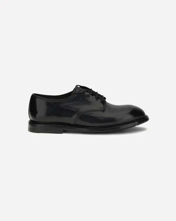Premiata Lace-up Derby Shoes In Horse Leather