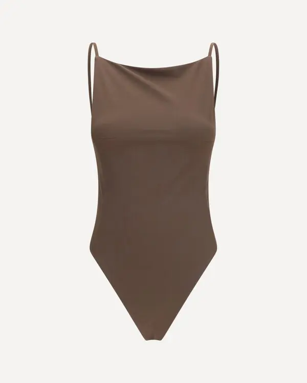 Jacquemus The Sole One-piece Swimsuit - Brown