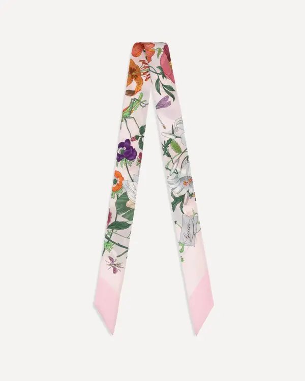 Gucci Printed Silk Twill Scarf - Multicolour