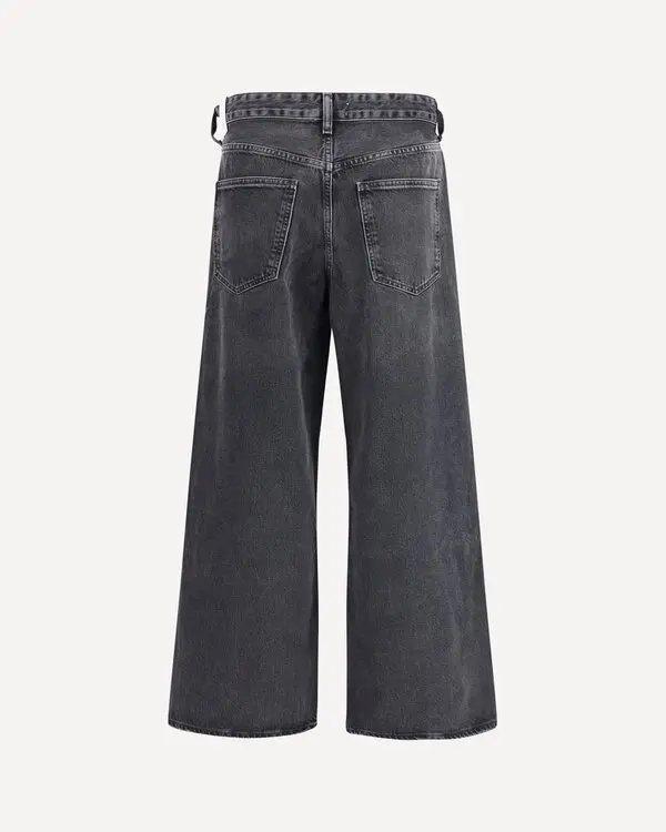 AGOLDE Vana Wide Leg Jeans - Grey