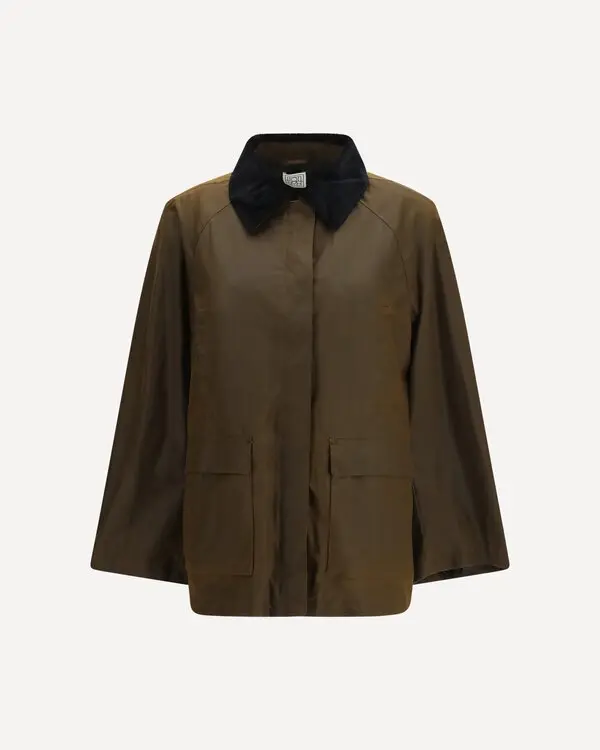 TOTEME Country Jacket With Velvet Collar - Brown