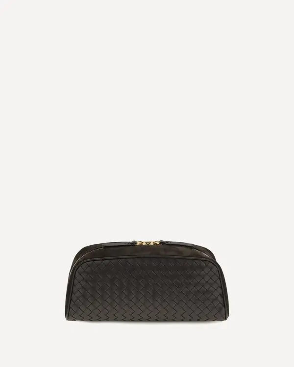 Bottega Veneta Large Nodo Pouch - Brown