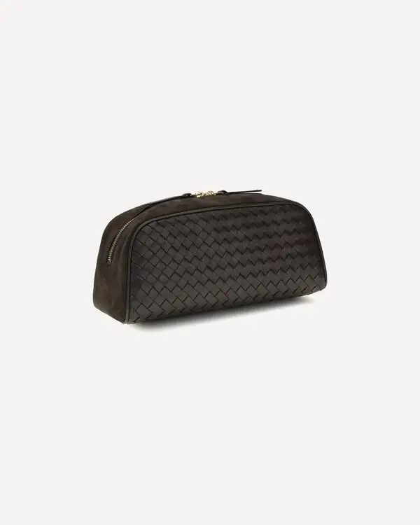 Bottega Veneta Large Nodo Pouch - Brown