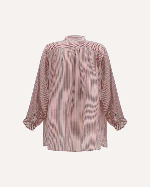 MARANT ETOILE Marant Étoile Sapha Striped Cotton Voile Shirt