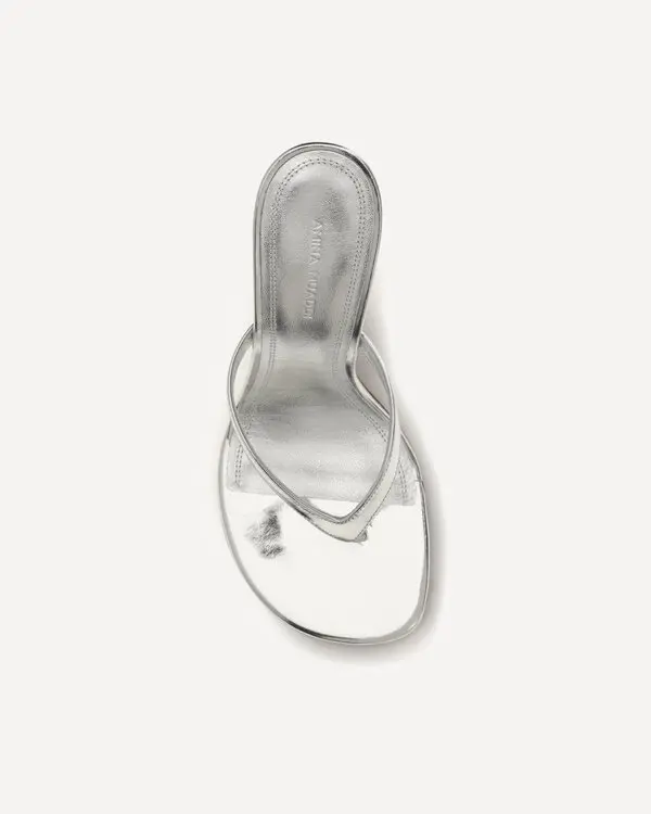 Amina Muaddi Juliette Thong Sandals
