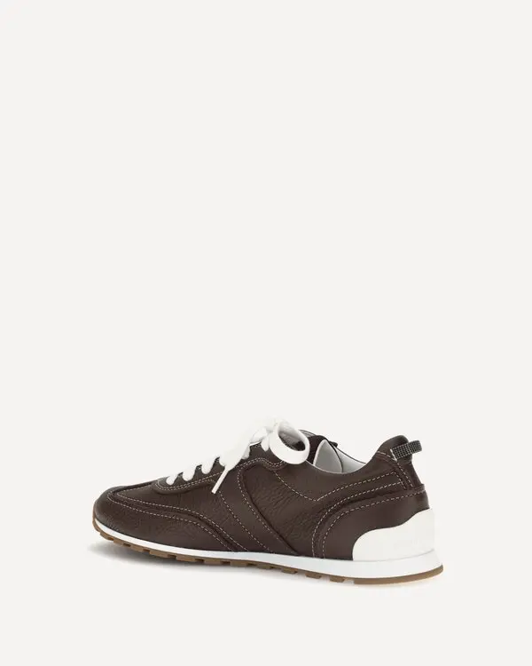 Brunello Cucinelli Leather Lace-up Sneakers