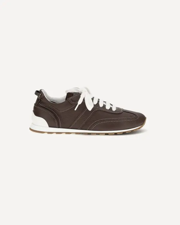 Brunello Cucinelli Leather Lace-up Sneakers