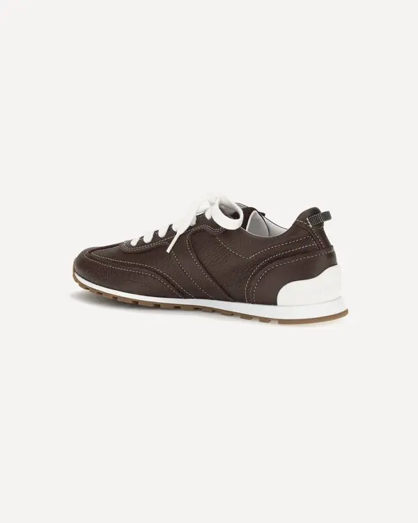 Brunello Cucinelli Leather Lace-up Sneakers