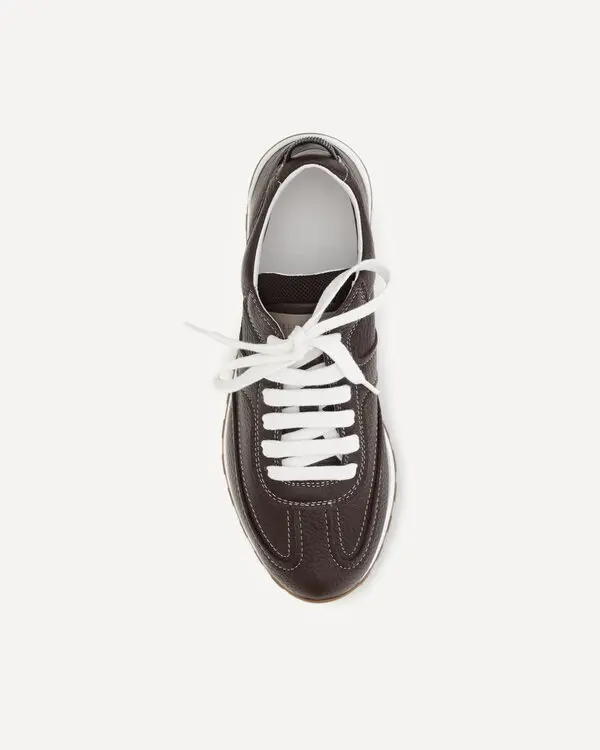 Brunello Cucinelli Leather Lace-up Sneakers