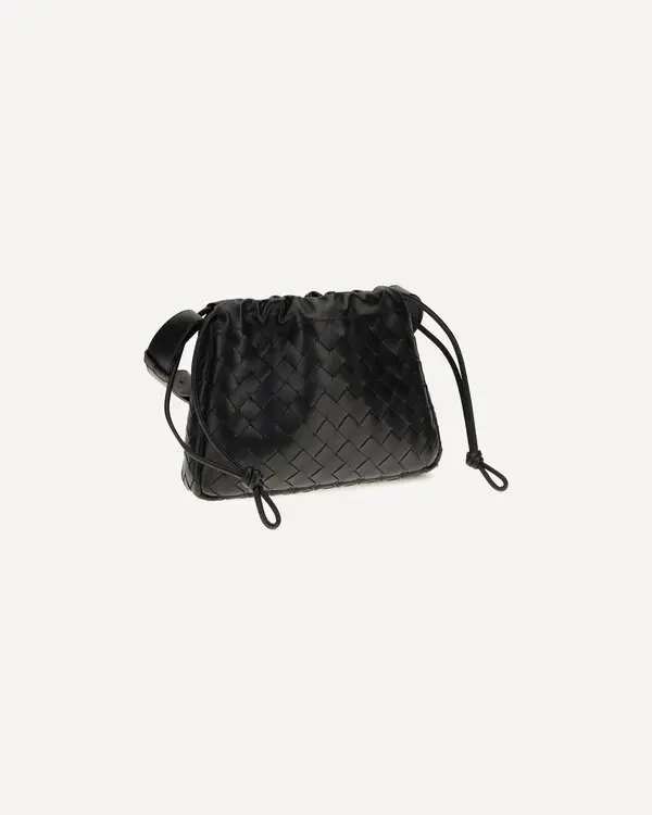 Bottega Veneta Intrecciato Woven Calfskin Pouch