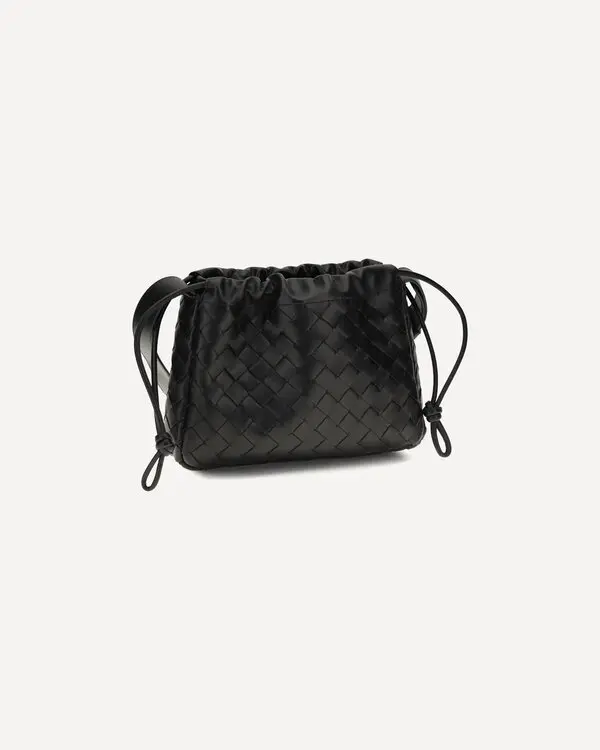 Bottega Veneta Intrecciato Woven Calfskin Pouch
