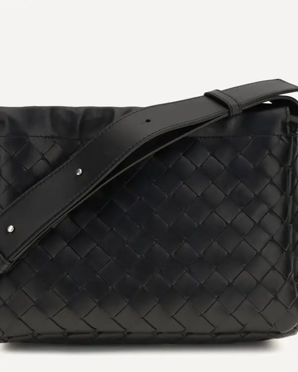 Bottega Veneta Intrecciato Woven Calfskin Pouch