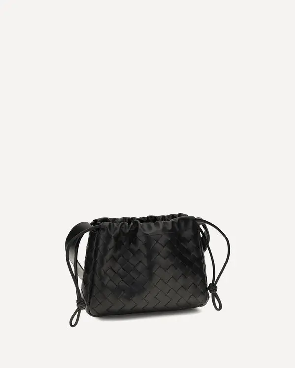 Bottega Veneta Intrecciato Woven Calfskin Pouch