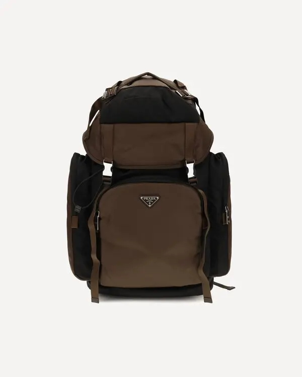 Prada Re-nylon Backpack - Brown