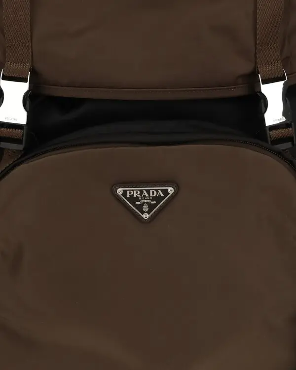 Prada Re-nylon Backpack - Brown