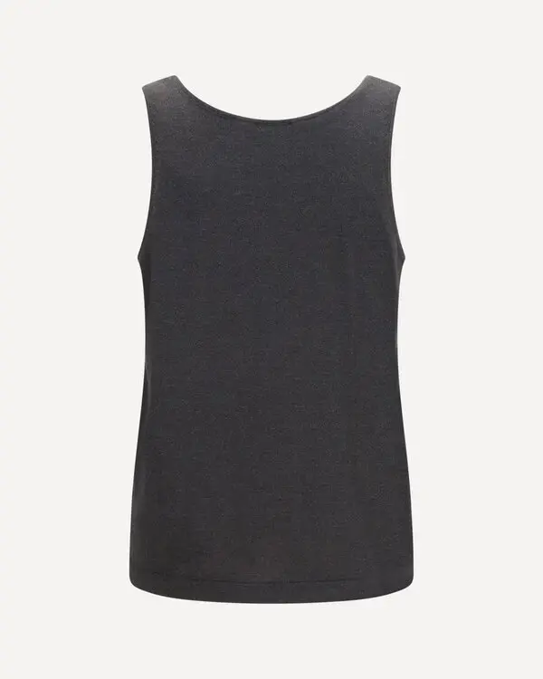 Brunello Cucinelli Luminous Knit Tank Top - Grey