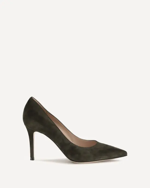 GIANVITO ROSSI Suede Pumps - Green