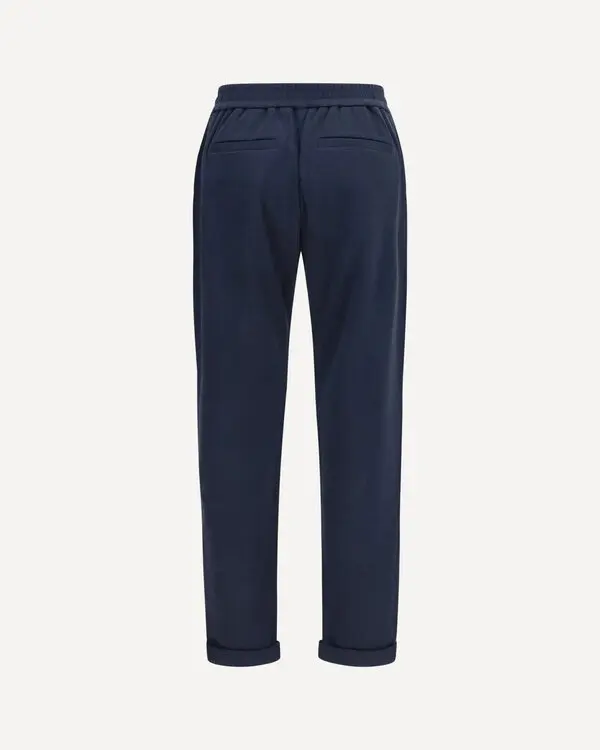 Brunello Cucinelli Cotton And Silk Blend Drawstring Pants