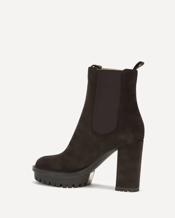 GIANVITO ROSSI Barry Suede Ankle Boots - Brown