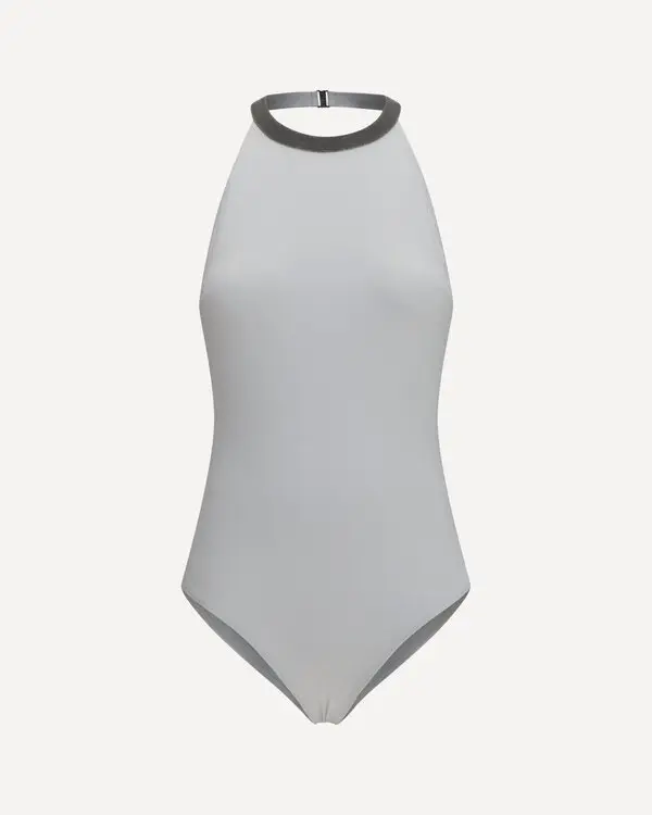 Brunello Cucinelli Monili Embellished One-piece Swimsuit - White