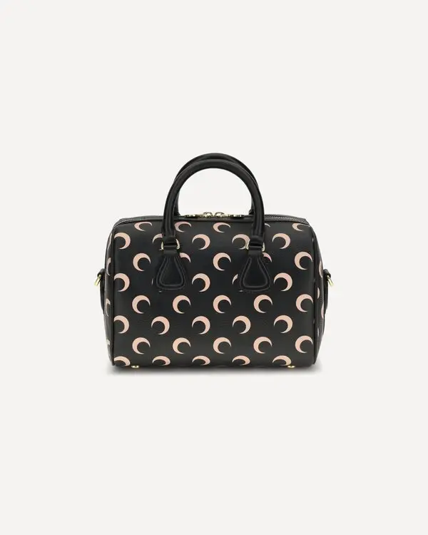 MARINE SERRE Moon Canvas Strike Handbag