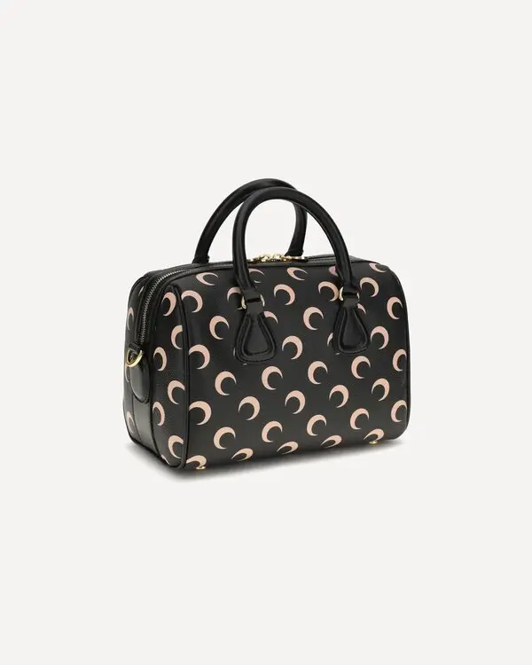 MARINE SERRE Moon Canvas Strike Handbag
