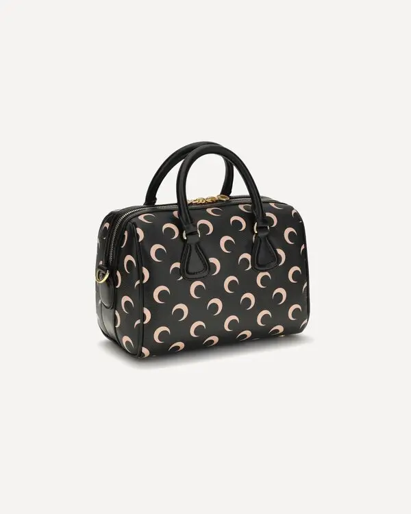 MARINE SERRE Moon Canvas Strike Handbag