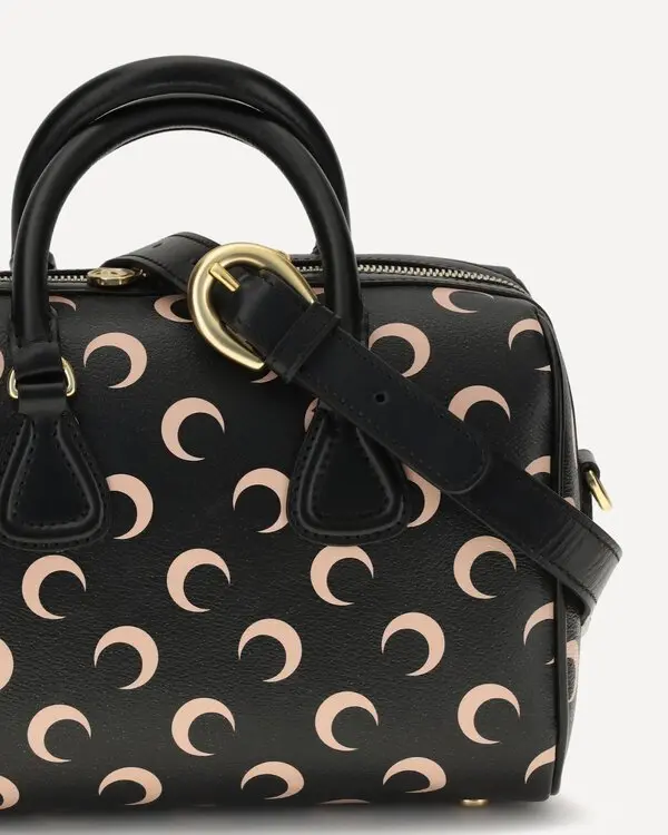 MARINE SERRE Moon Canvas Strike Handbag