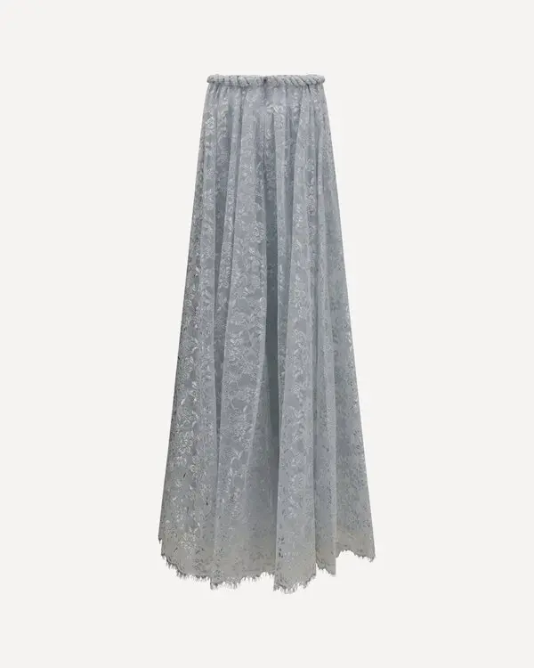 Zimmermann Carousel Metallic Lace Maxi Dress