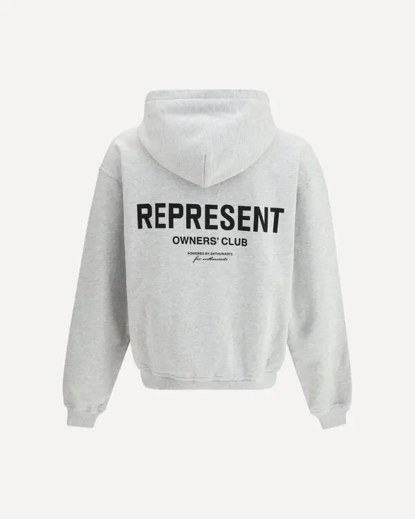 REPRESENT Zip-up Hoodie With Monogram Print