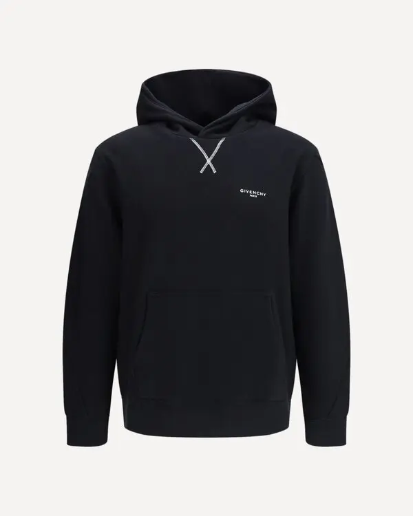 Givenchy Couture Seam Hoodie With Embroidered Logo