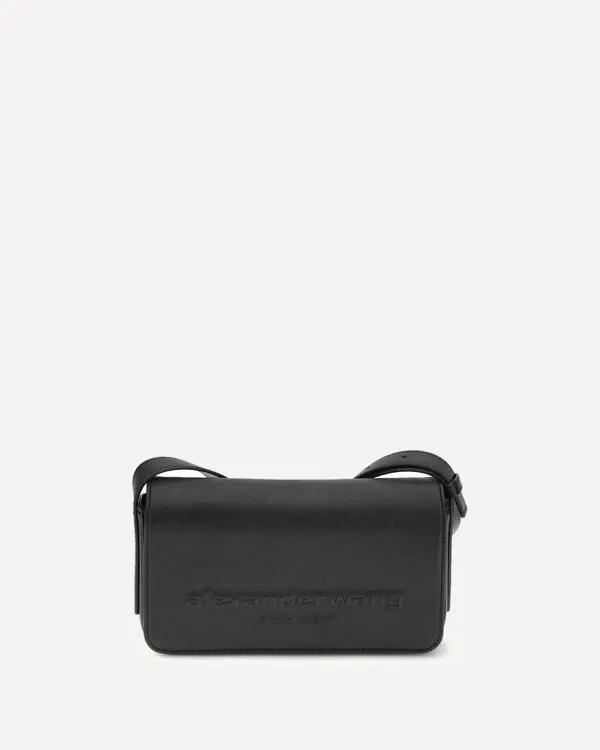 Alexander Wang Leather Shoulder Bag - Black