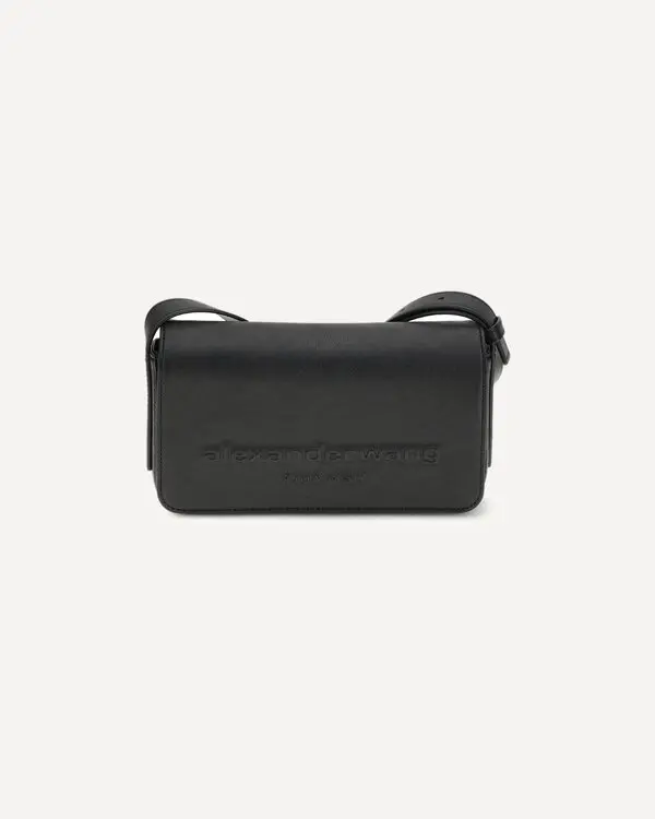 Alexander Wang Leather Shoulder Bag - Black