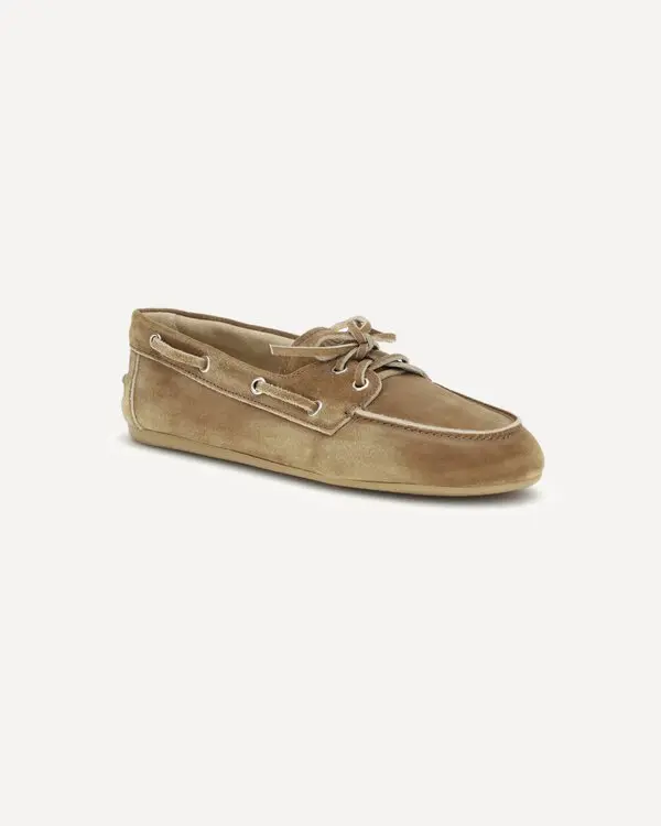 Miu Miu Delavé Suede Unlined Loafers
