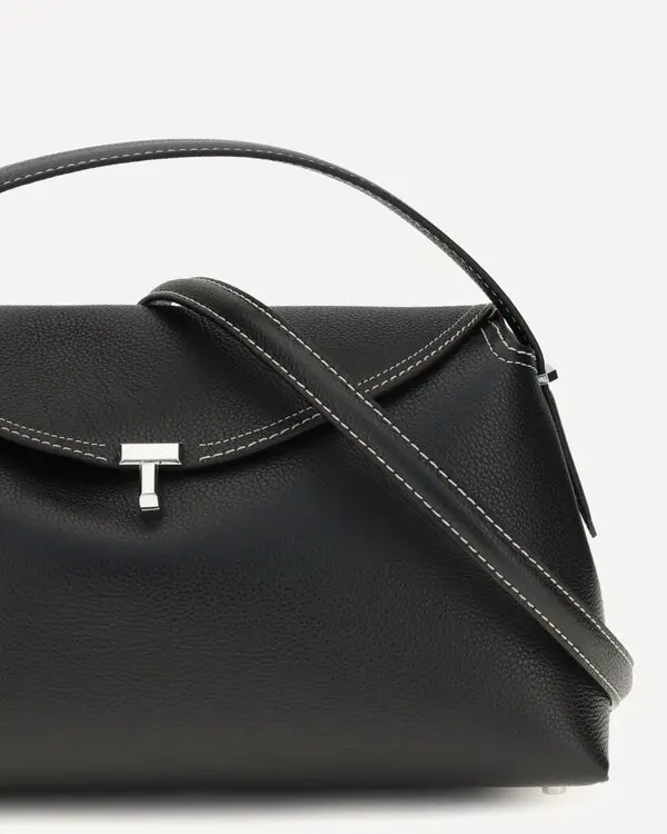 TOTEME T-lock Handbag - Black