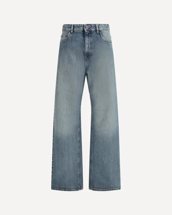 Miu Miu Regular-fit Stone-washed Denim Jeans