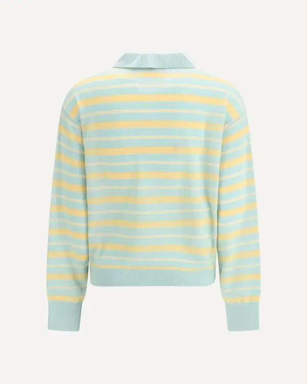 Guest In Residence Collegiate Stripe Polo