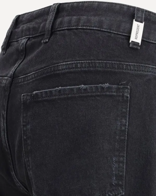 REPRESENT R2 Straight Leg Jeans - Black