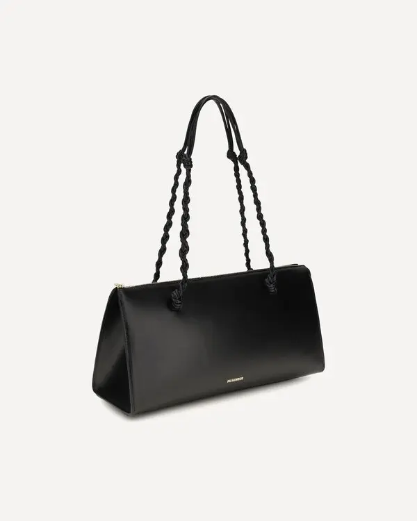 JIL SANDER Tangle Shoulder Bag - Black