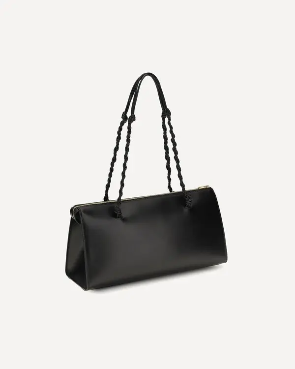 JIL SANDER Tangle Shoulder Bag - Black