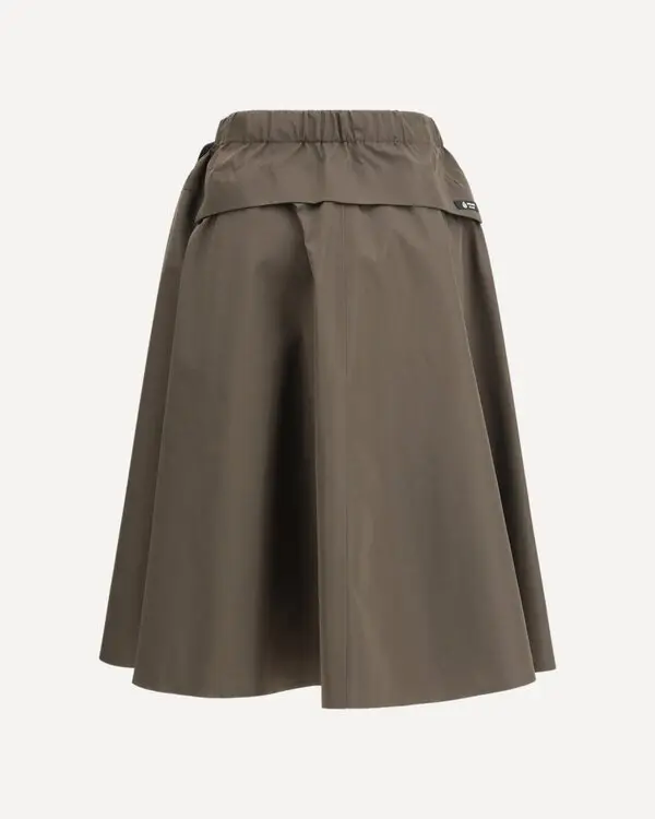 Prada Nylon Midi Skirt - Green