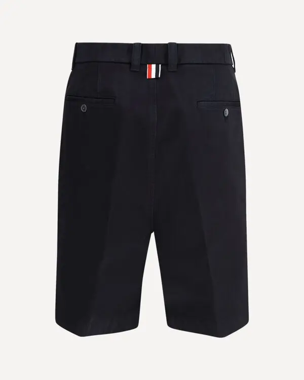Thom Browne Typewriter Cloth Utility Chino Shorts - Blue