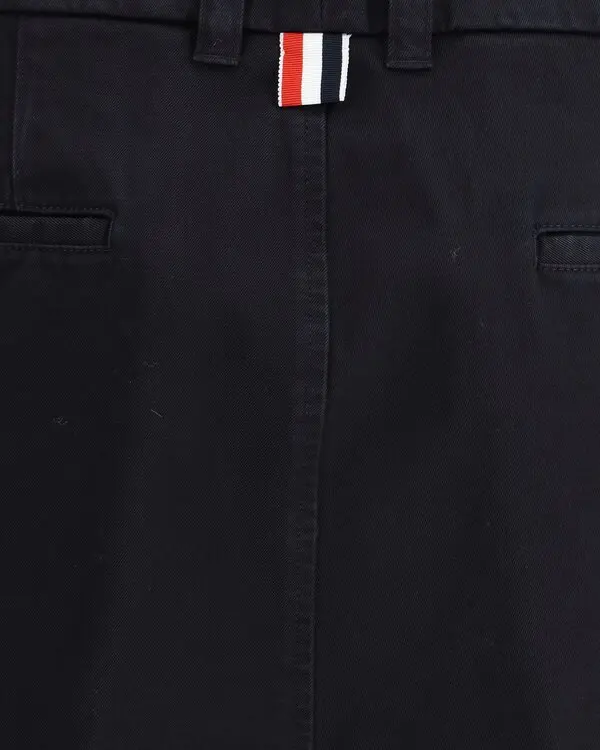 Thom Browne Typewriter Cloth Utility Chino Shorts - Blue