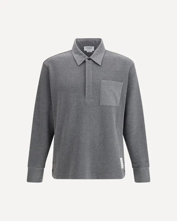 Thom Browne Long Sleeve Polo