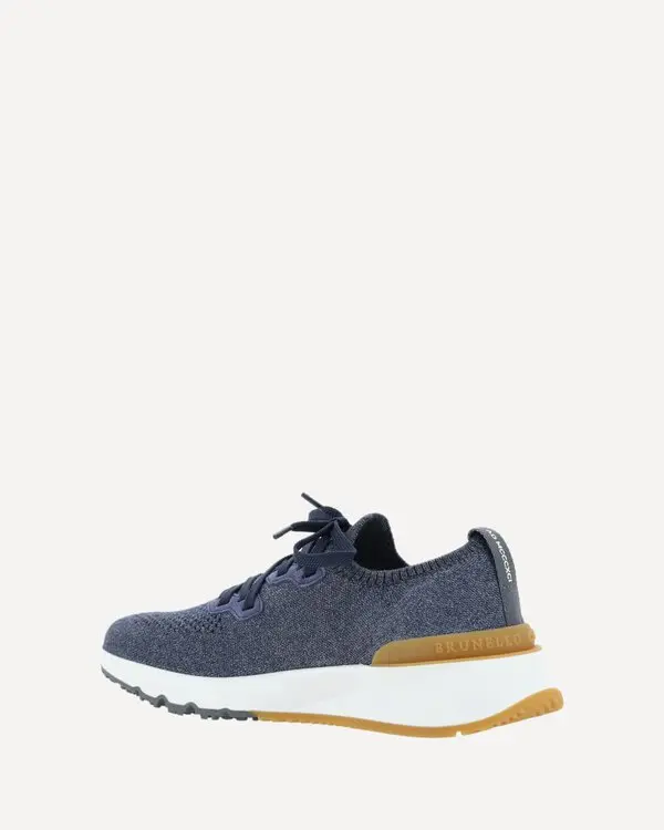 Brunello Cucinelli Cotton Knit Sneakers