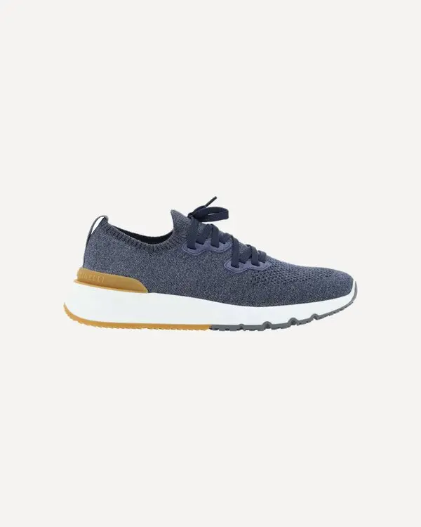 Brunello Cucinelli Cotton Knit Sneakers